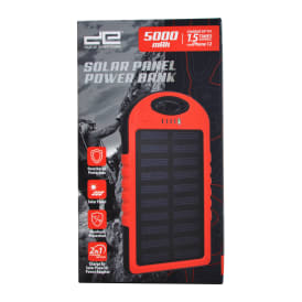 5000mAh Solar Power Bank | Five Below