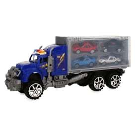 Race Car Transport Truck W/ 4 Race Cars | Five Below