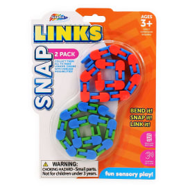 snap links snap & click chain fidget toy 2-pack | Five Below