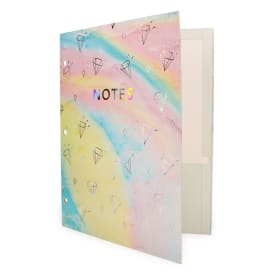 Rainbow Holographic Portfolio Folder | Five Below