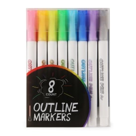 8-count outline markers set | Five Below