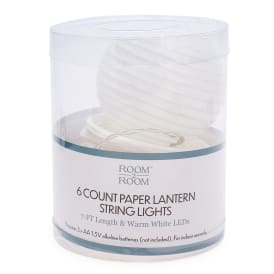 paper lantern string lights 6-count, 7ft | Five Below