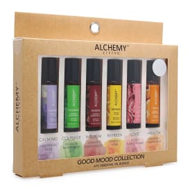 alchemy living™ essential oils good mood collection 6-piece set | Five ...