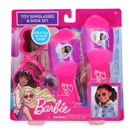barbie® kid's toy sunglasses & shoes dress up set | Five Below
