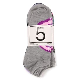 ladies low cut ankle socks 10-pack - tie dye | Five Below
