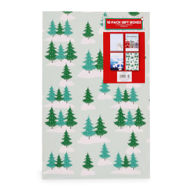 holiday gift boxes 10-pack - traditional christmas | Five Below