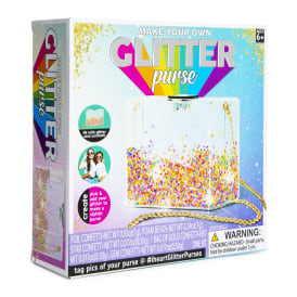 make your own glitter purse DIY kit | Five Below