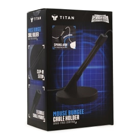 mouse bungee cable holder for drag-free control - black | Five Below