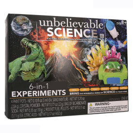 unbelievable science 6-in-1 experiments STEM kit | Five Below