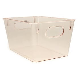 small clear storage container 10in x 7in | Five Below