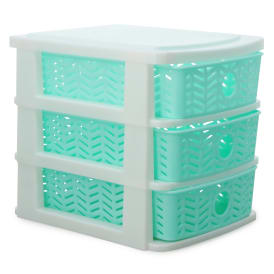 aqua 3-drawer mini organizer | Five Below