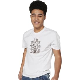 yoga skeleton graphic tee | Five Below