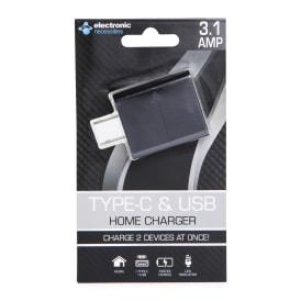 USB & USB-C dual wall charger 3.1amp | Five Below