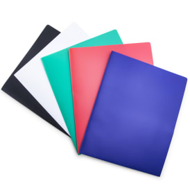 primary color 2-pocket poly portfolio folder | Five Below