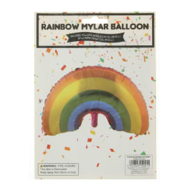 rainbow mylar balloon 35in | Five Below