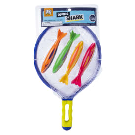 diving sharks & net pool toys 5-piece set | Five Below