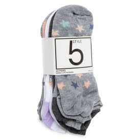 low-cut ankle socks 10-pack - multicolor stars & stripes | Five Below