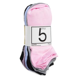 low-cut ankle socks 10-pack - assorted colors | Five Below