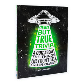 strange but true trivia book: a quiz about the things they don't tell you in class! | Five Below