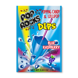 pop rocks® dips popping candy & lollipop - blue raspberry 0.63oz | Five ...