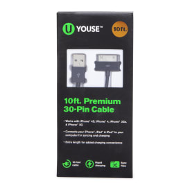 u-youse™ 10ft premium 30-pin cable | Five Below