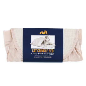 crinkle cat cave bed 23in | Five Below