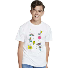 trippy doodles graphic tee | Five Below