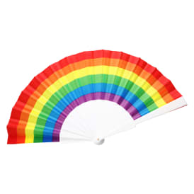 folding handheld fan - rainbow | Five Below
