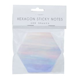 hexagon sticky notes 100 sheets | Five Below
