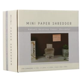 manual mini paper shredder for desktop 4.7in | Five Below