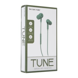 tune wired earbuds with microphone - green | Five Below