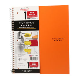 Mead® Five Star® 1 Subject Wide Ruled Trendy Notebook | Five Below