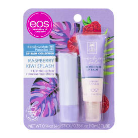 eos® raspberry kiwi splash lip balm 2-pack | Five Below