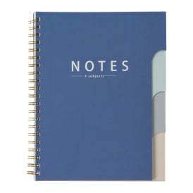 4-subject twin wire tab spiral notebook 8.5in x 11in | Five Below