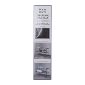 2-tier fabric shelf shoe rack 22.25in x 10.75in | Five Below