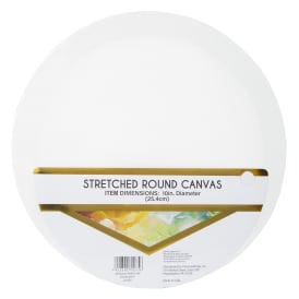 stretched round canvas 10in | Five Below