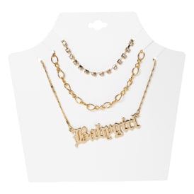 'babygirl’ layered gold chain necklace | Five Below