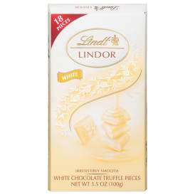 lindt® lindor white chocolate truffle bar 3.5oz | Five Below