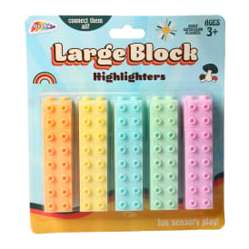 large block highlighters 5-pack | Five Below