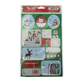 peel & stick holiday gift tags 50-count | Five Below