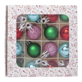 mini christmas tree ornaments 16-count | Five Below