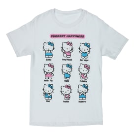 hello kitty® mood chart graphic tee | Five Below