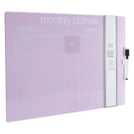 dry erase glass monthly calendar planner 12in x 16in | Five Below