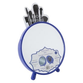 round vanity mirror with storage compartment 7in | Five Below