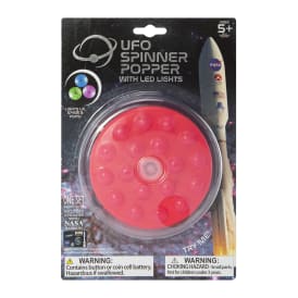 NASA® ufo spinner popper with LED lights & stickers | Five Below