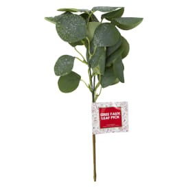 green faux leaf pick 12in | Five Below