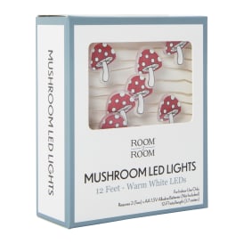 mushroom warm white LED fairy lights 12ft | Five Below