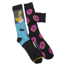 the simpsons™ mens crew socks 2-pack - homer | Five Below