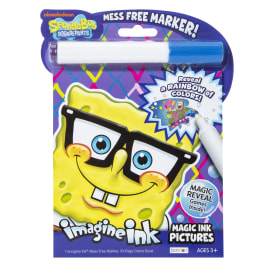 imagine ink® magic ink pictures mess-free coloring book | Five Below