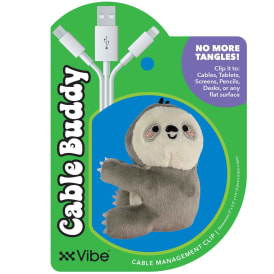 plush cable buddy cable management clip | Five Below